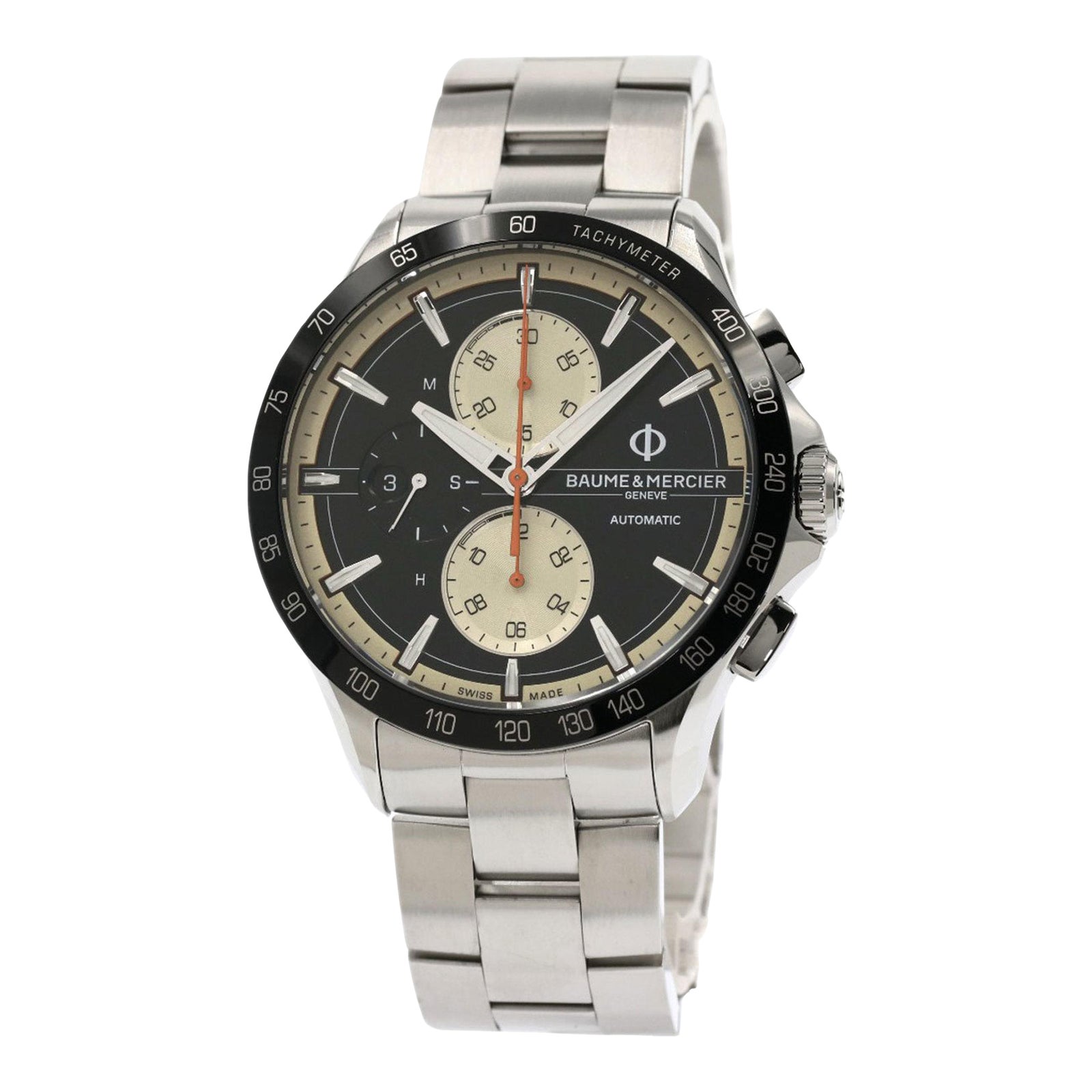 Baume & Mercier Bmmoa10435 Clifton Watch Stainless Steel/Ss Men's ...