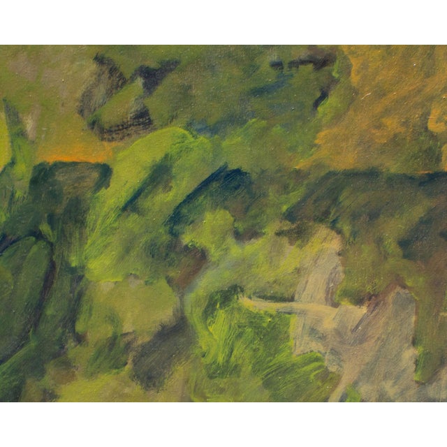 1960s Abstract Diptych Oil on Canvas Painting Signed by Artist Steve ...