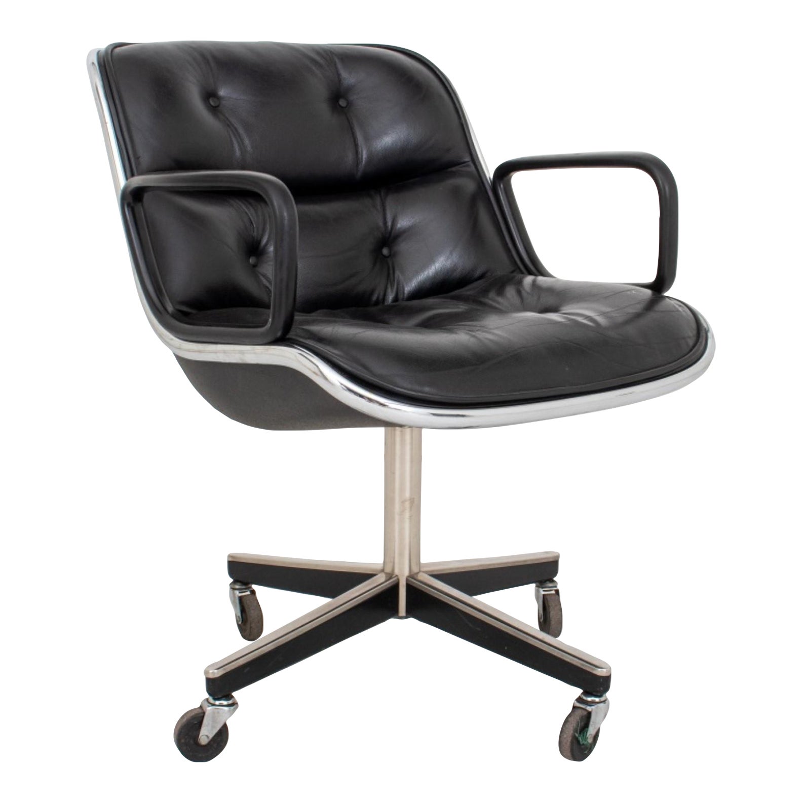 Charles Pollock Executive Office Chair for Knoll | Chairish