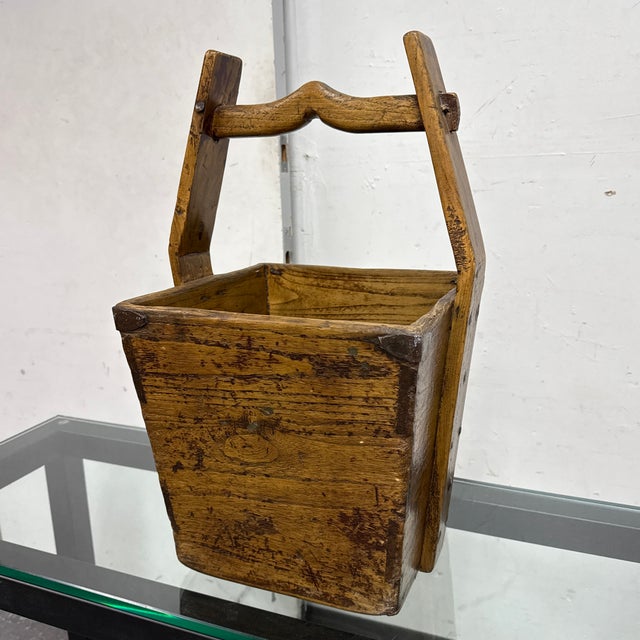 Antique Chinese Rice Dou, Bucket | Chairish