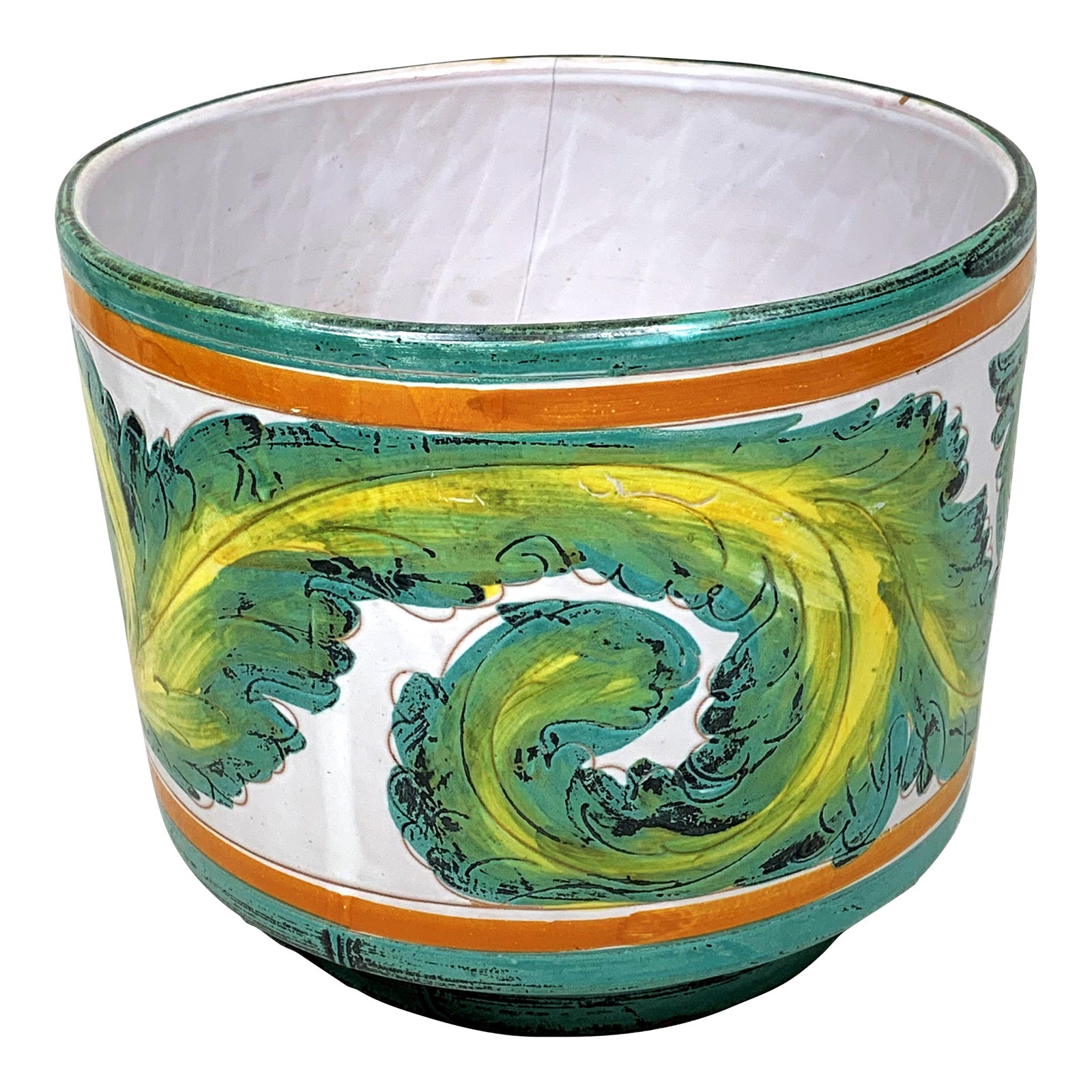 Vintage Italian Cachepot | Chairish