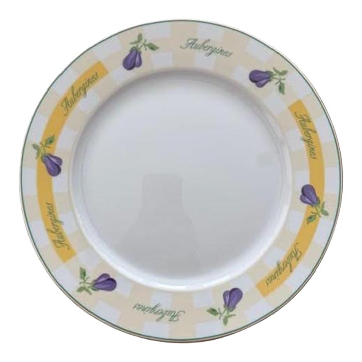 1990s Guy Degrenne French Porcelain Dinner Set, Service for 8 | Chairish