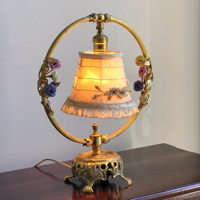 Circa 1920 French-Style Boudoir Table Lamp | Chairish