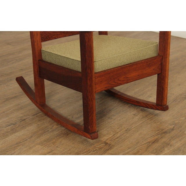 Antique Mission Oak Rocking Chair | Chairish