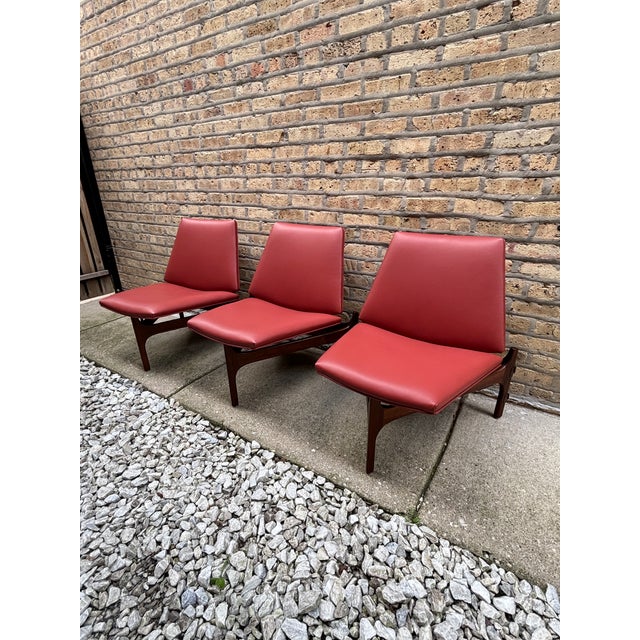 1950s Triangular Chairs- Set of 3 | Chairish