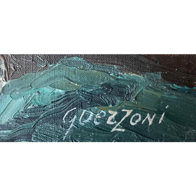 Stéphanie Caroline Guerzoni, Bouquet de roses, Oil on Canvas | Chairish