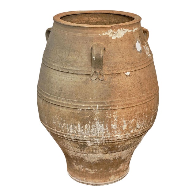 Antique Grande Greek Style Pot | Chairish