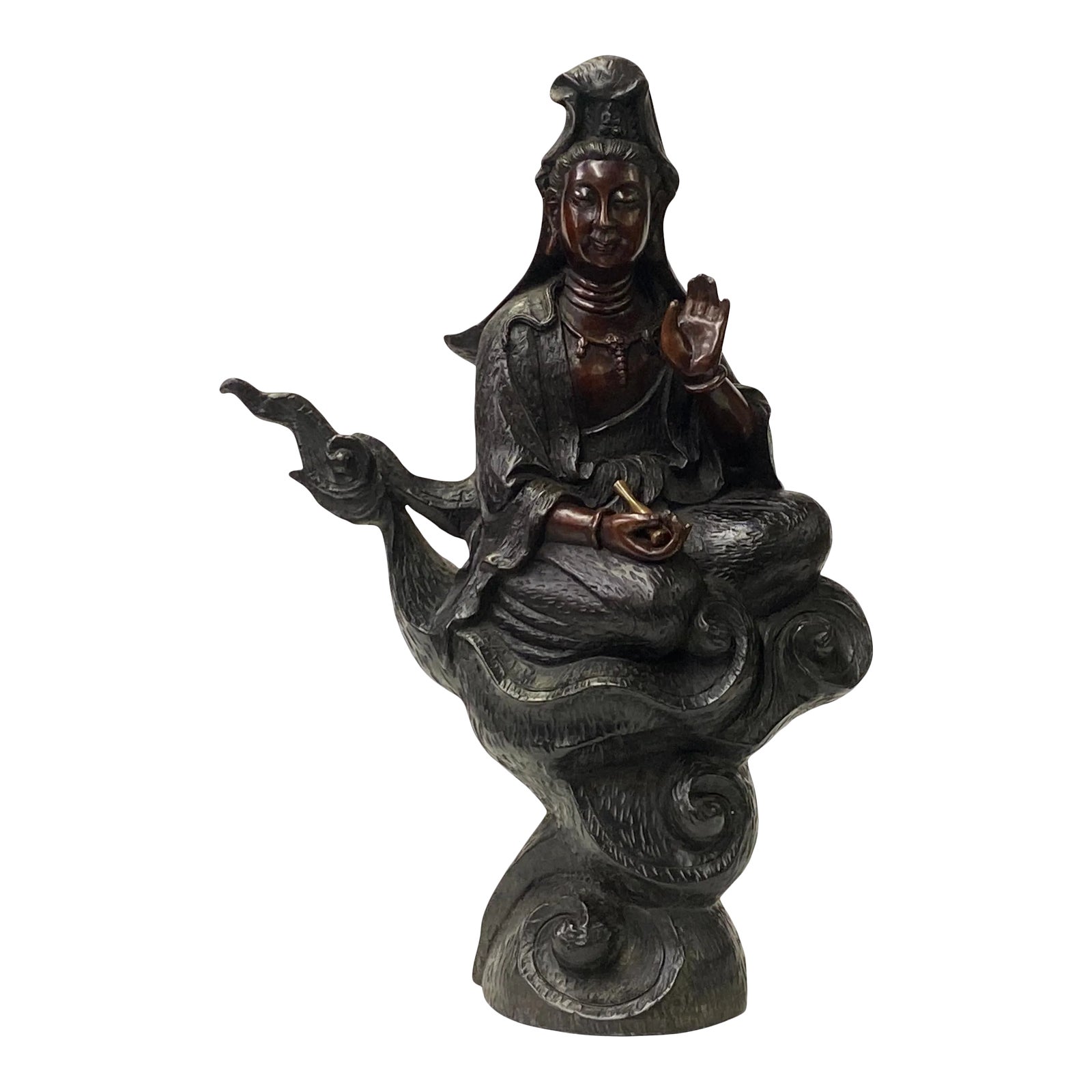 Fine Bronze Metal Tara Bodhisattva Kwan Yin Avalokite?vara Buddha ...