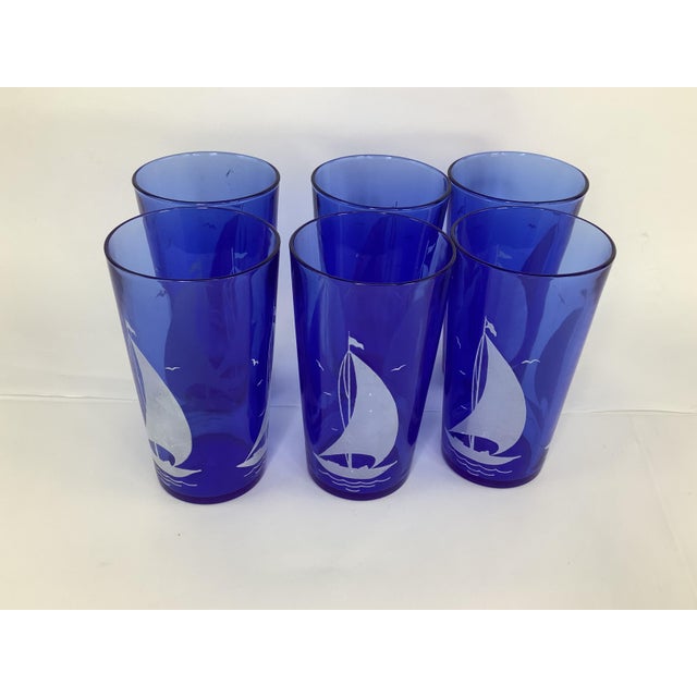 Vintage Hazel Atlas Sailboat Cocktail Set - Shaker, Ice Bucket, Pitcher ...