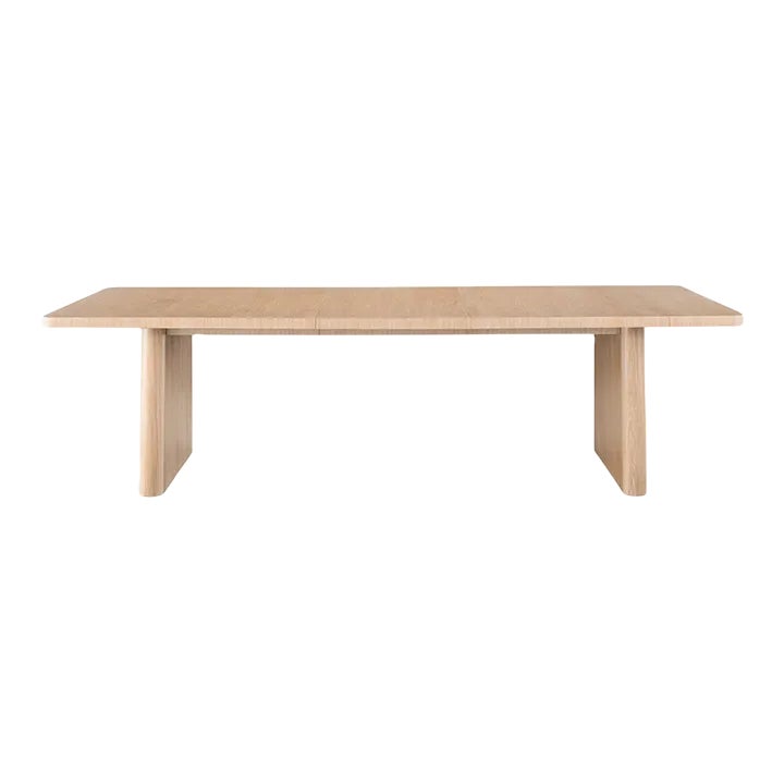 Contemporary Nomad Wood Rectangular Dining Table | Chairish