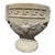Large Vintage Grape & Greek Key Stone Planter | Chairish