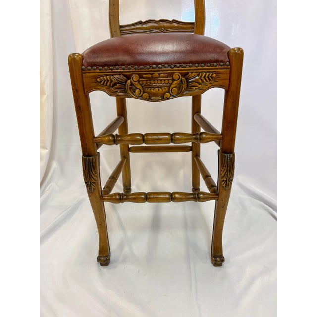 Pair of Pine Bar Stools | Chairish