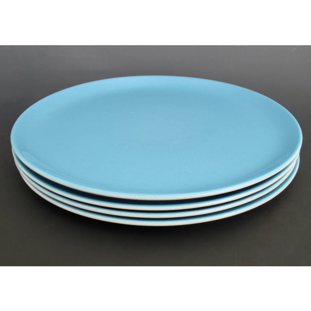 1960s Lagardo Tackett for Schmid Forma Blue Ironstone Ovenproof Plates ...
