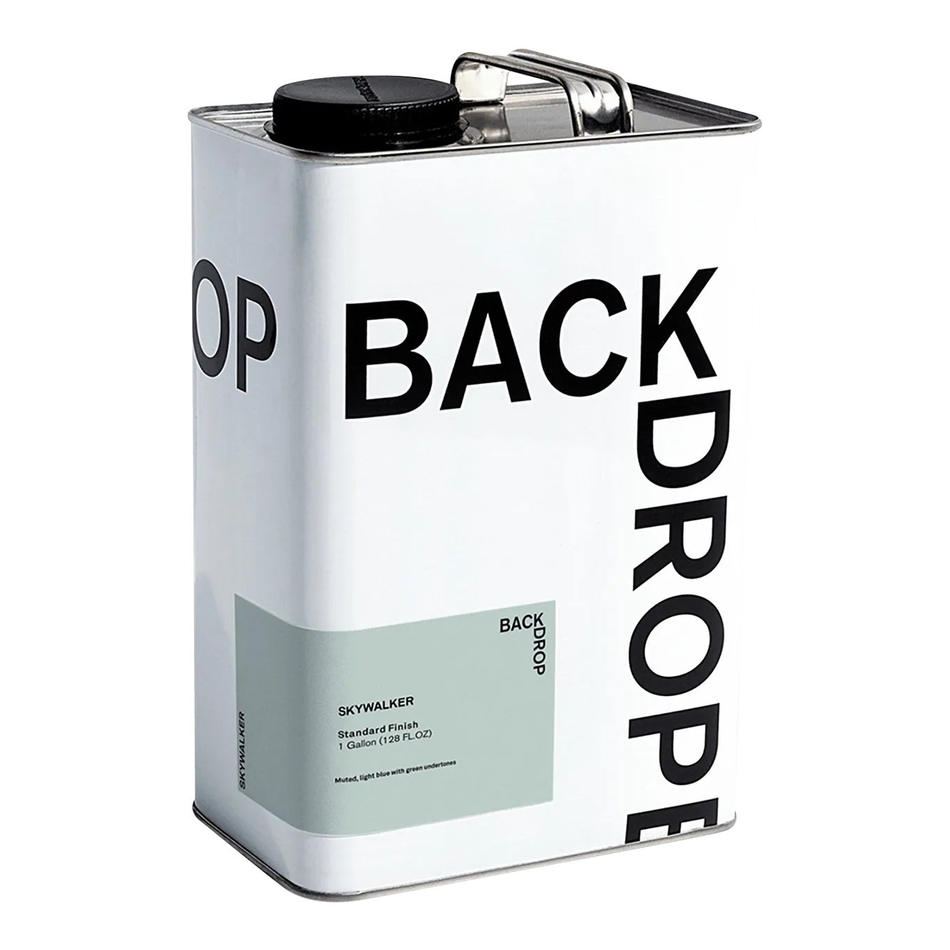 BACKDROP Standard Finish Interior Paint in Skywalker (Muted, Light Blue ...