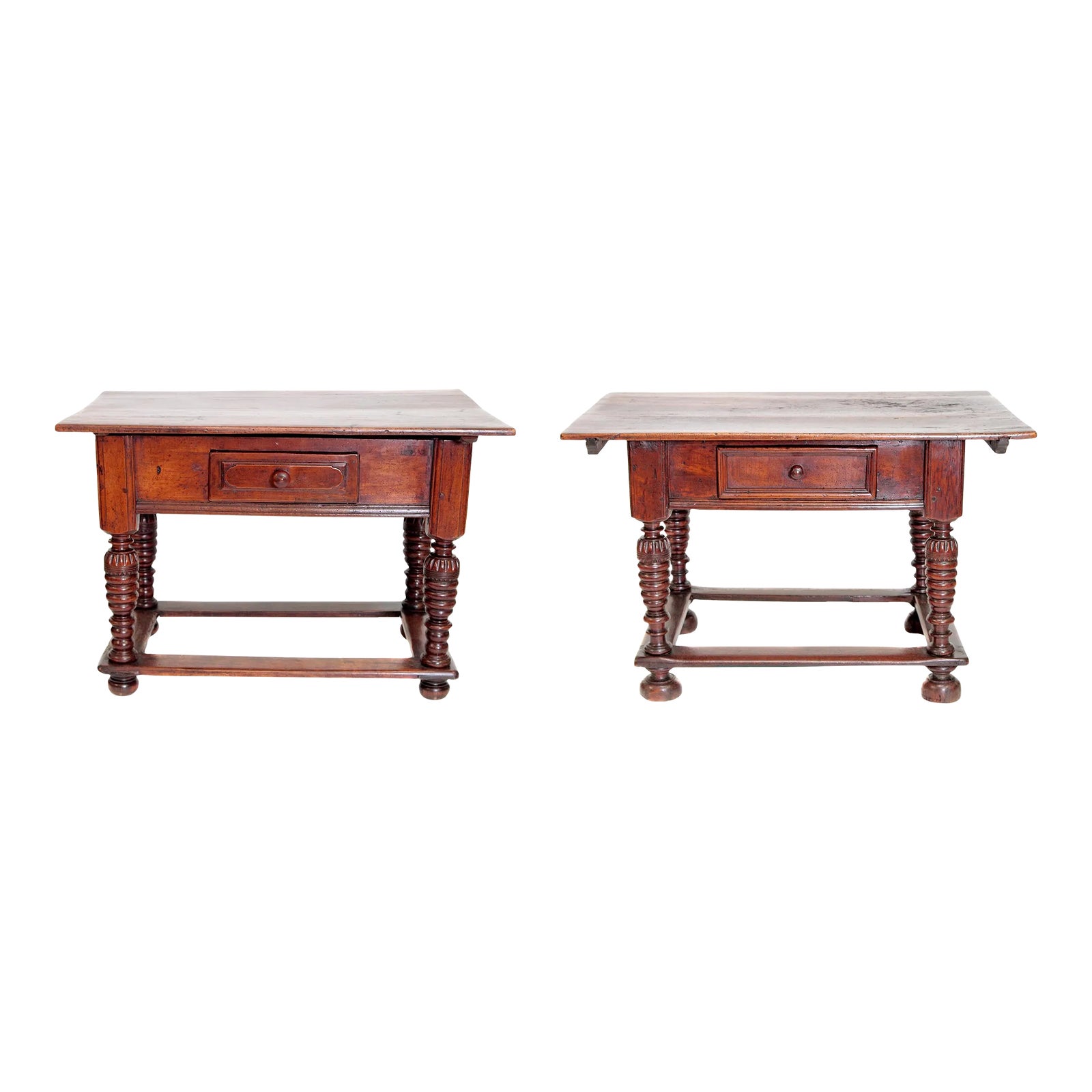 A Matched Pair of Similar 18th Century Spanish Colonial Tables | Chairish