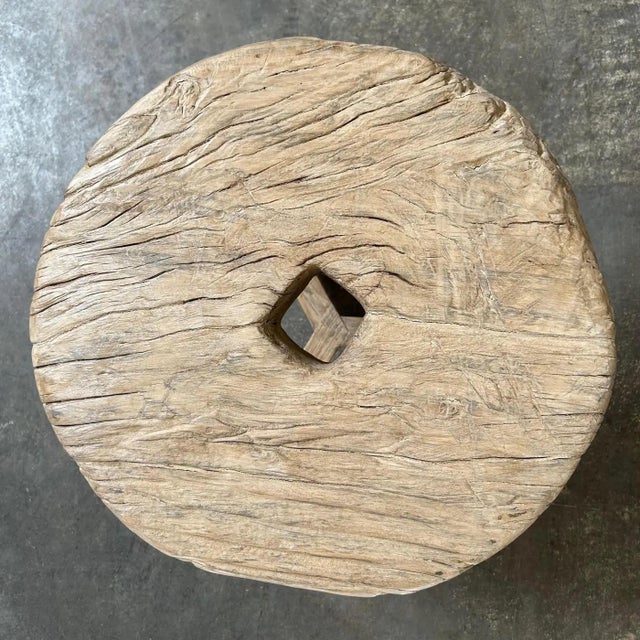 Wheel Side Table | Chairish