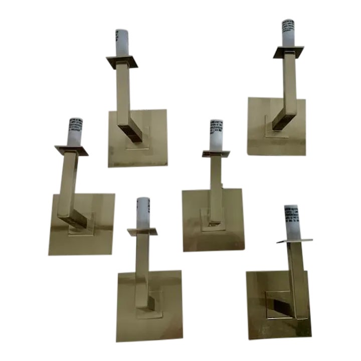 Set of 6 Square Visual Comfort Wall Sconces | Chairish