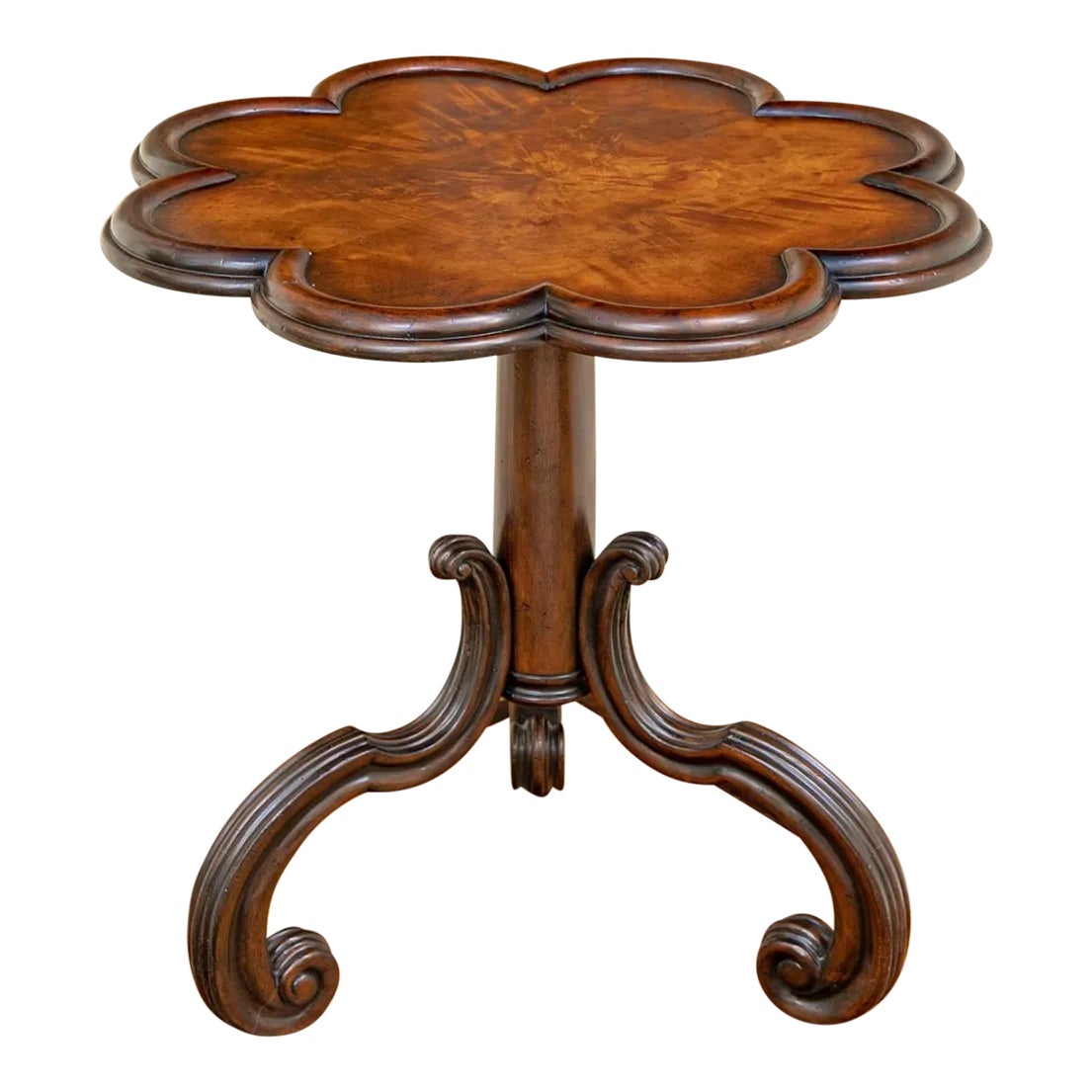 Late 20th Century Vintage Clover Leaf Form Pie, Crust Occasional Table ...