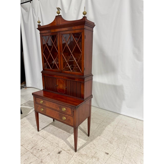 1940s Federal Style Mahogany Secretary Desk Chairish