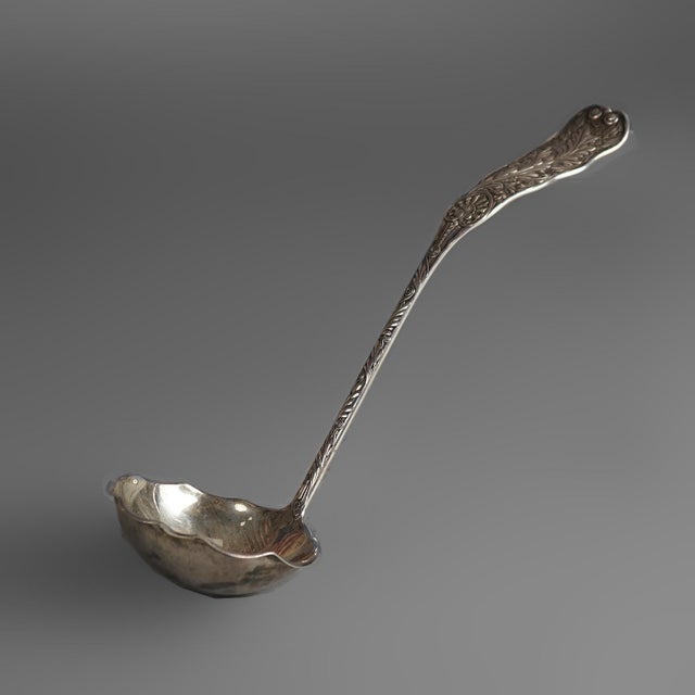 Antique Large Gorham Sterling Silver Ladle, Circa 1890 | Chairish