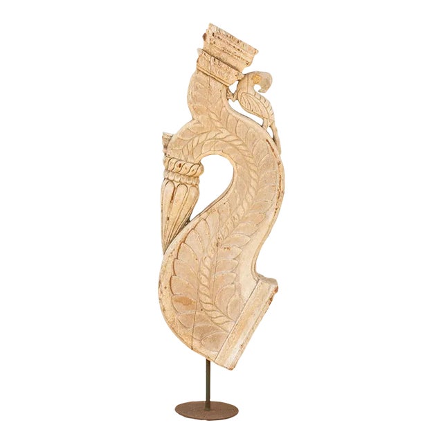 Beautifully Carved 19th Century Indian Corbel | Chairish