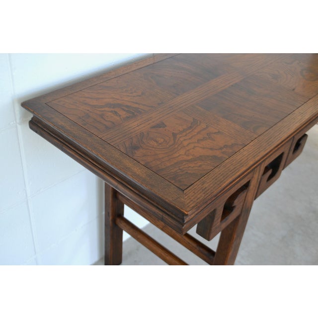 1960s Mid-Century Asian Inspired Console Table | Chairish
