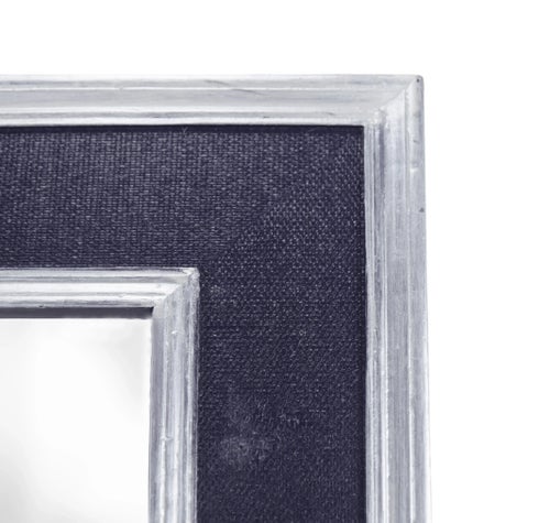 blue edged mirror