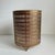 Vintage Gold Filigree Waste Paper Basket Mid Century Bathroom Trash Bin ...