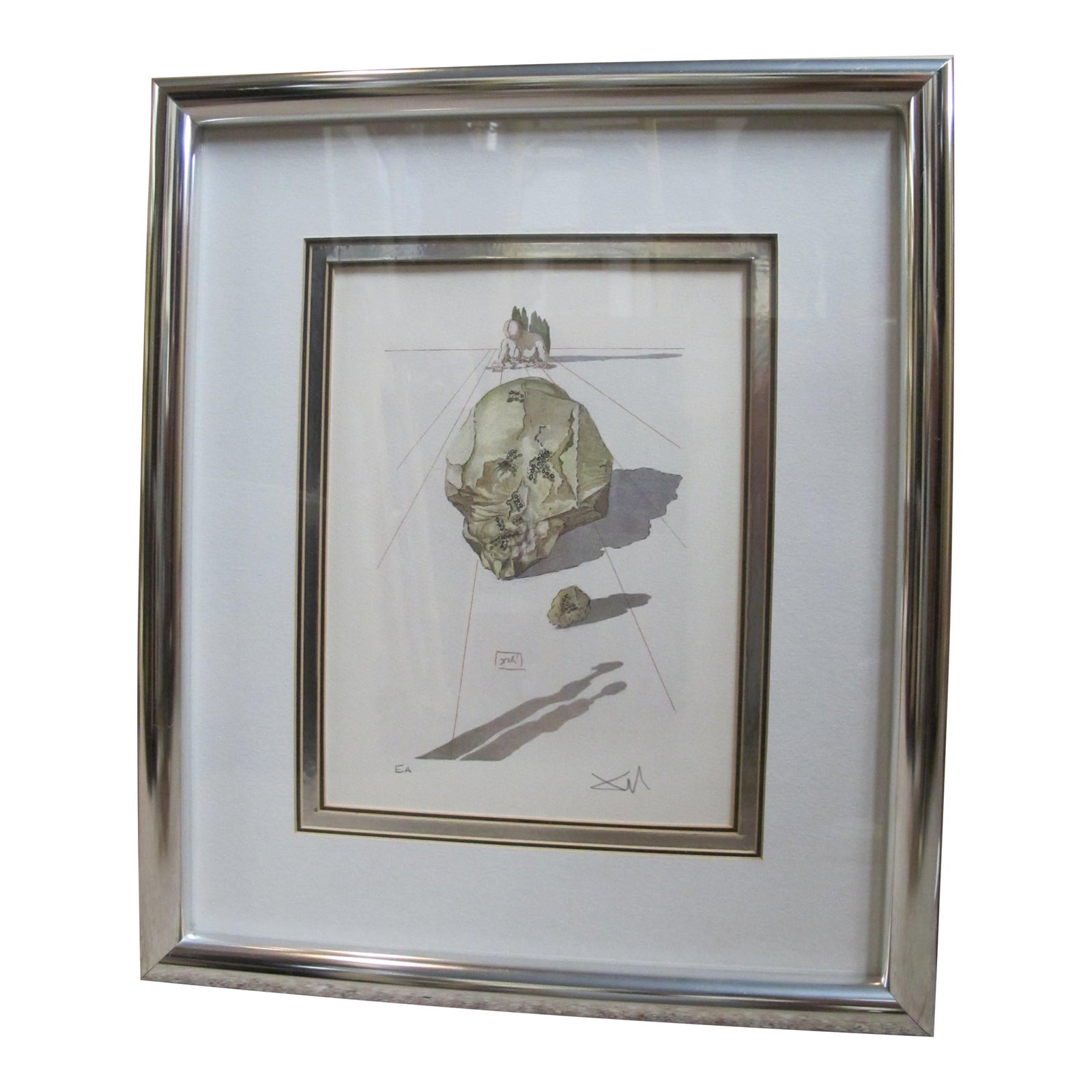 Salvador Dali Framed Hand Signed Divine Comedy Punishment of Hypocrites ...