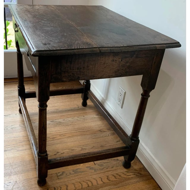 Late 19th Century Antique Early American Side Table | Chairish