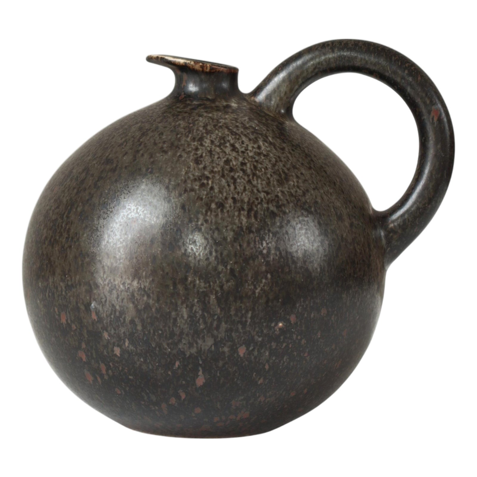 Scandinavian Modern Stoneware Jug attributed to Saxbo, Denmark, 1930s ...