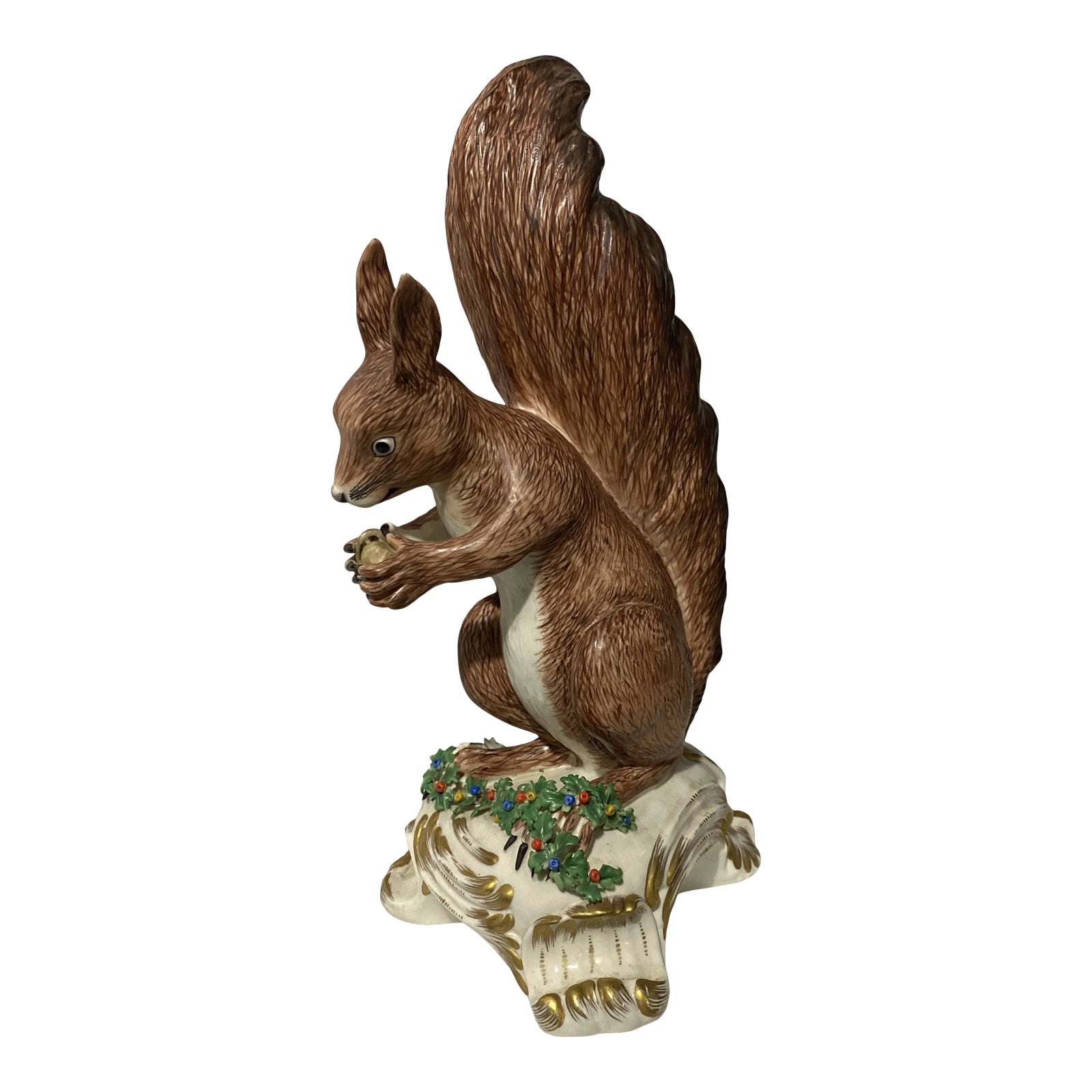 Large Italian Squirrel Statue | Chairish