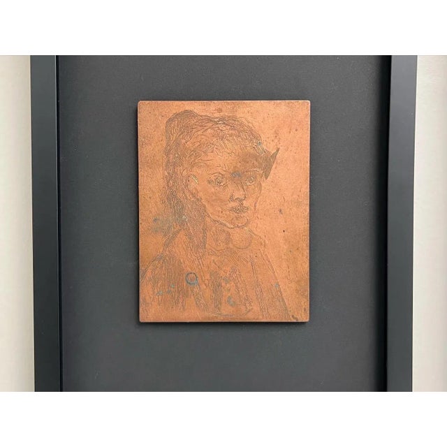 1950s Mid-Century Copper Plate Engraving & Copper Plates, Set of 3 ...