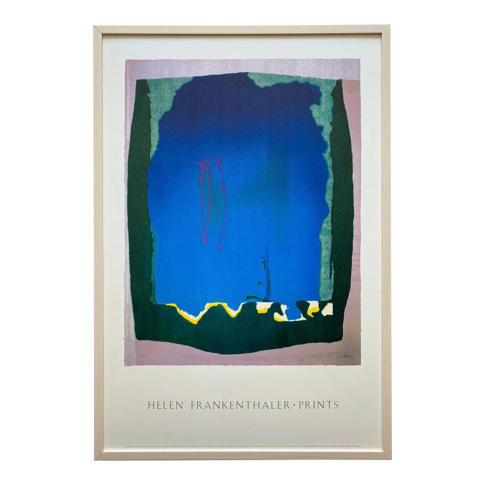 Helen Frankenthaler Vintage 1993 Abstract Expressionist Lithograph ...