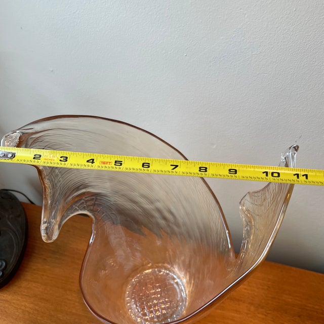 Glass Wave Vase | Chairish