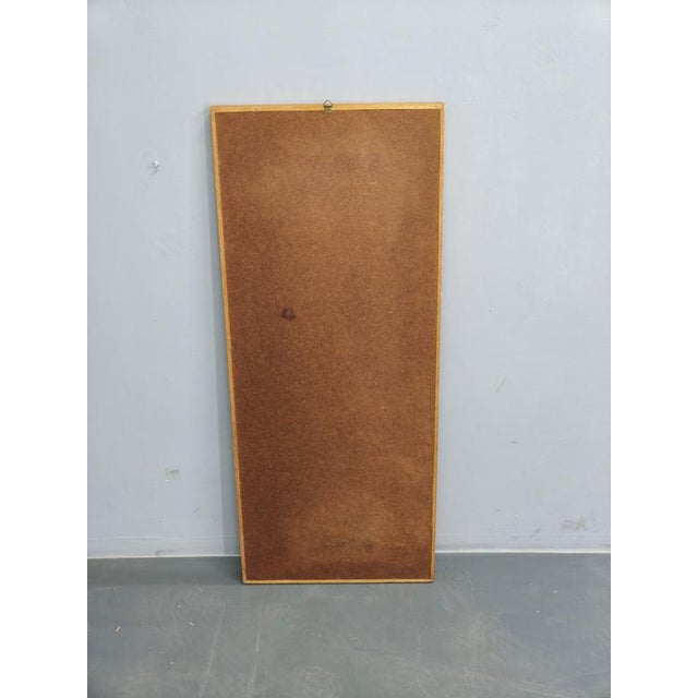 Danish Minimalist Wall Mirror with Oak Frame, 1960s | Chairish