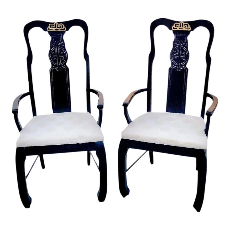 90s Chinese Modern Captains Chairs by Raymond Sobota Chin Hua ...