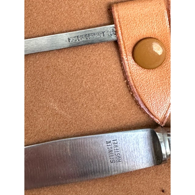 Antique Travel Cocktail Bar Set by Abercrombie & Fitch, Leather Cased ...