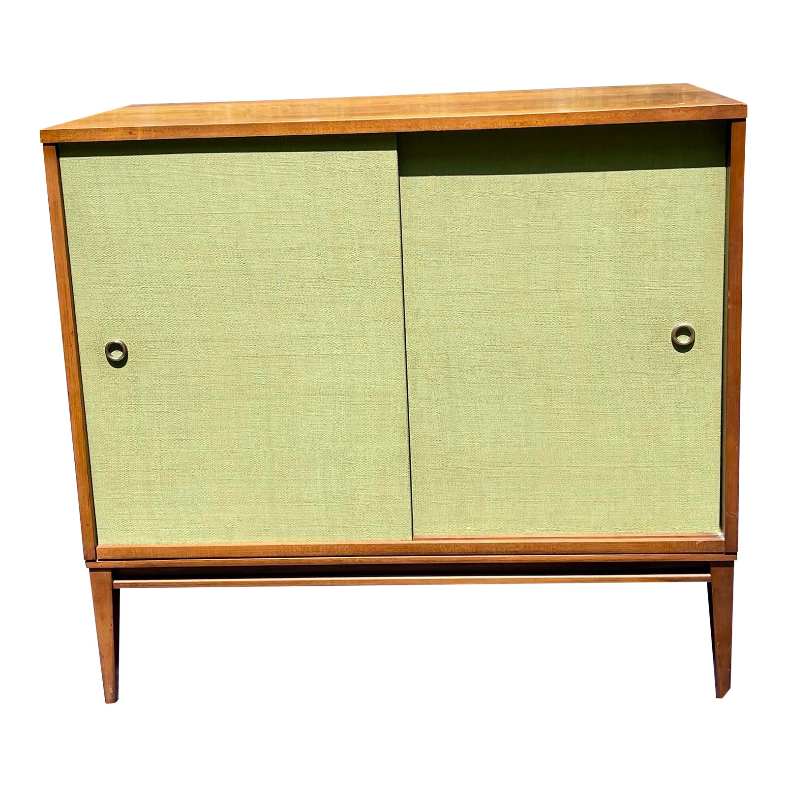 Paul McCobb Planner Group Mid Century Modern Sliding Door Cabinet ...