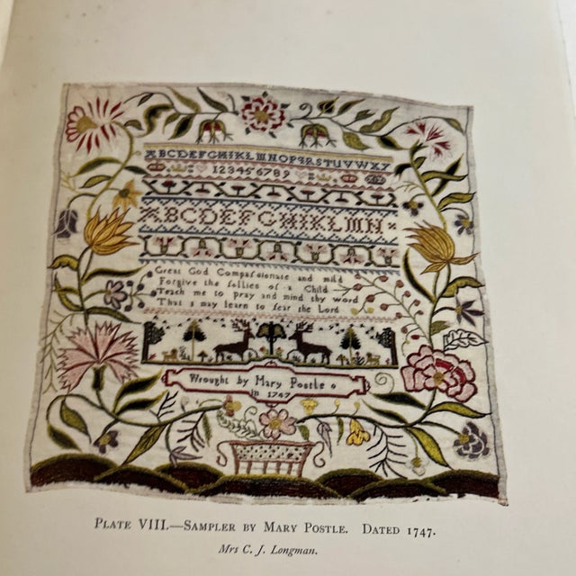 1913 Samplers & Tapestry Embroideries Book | Chairish