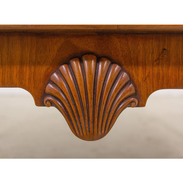 Arthur Brett George III Queen Anne Walnut Coffee Table | Chairish