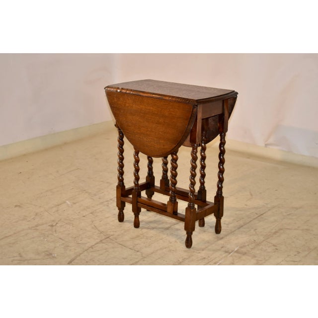 Edwardian English Gate Leg Table, Circa 1900 | Chairish