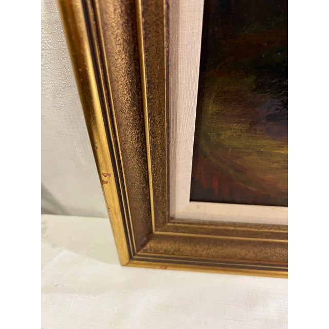 1951 Original Still Life Impressionist Oil Painting Signed Hariette ...