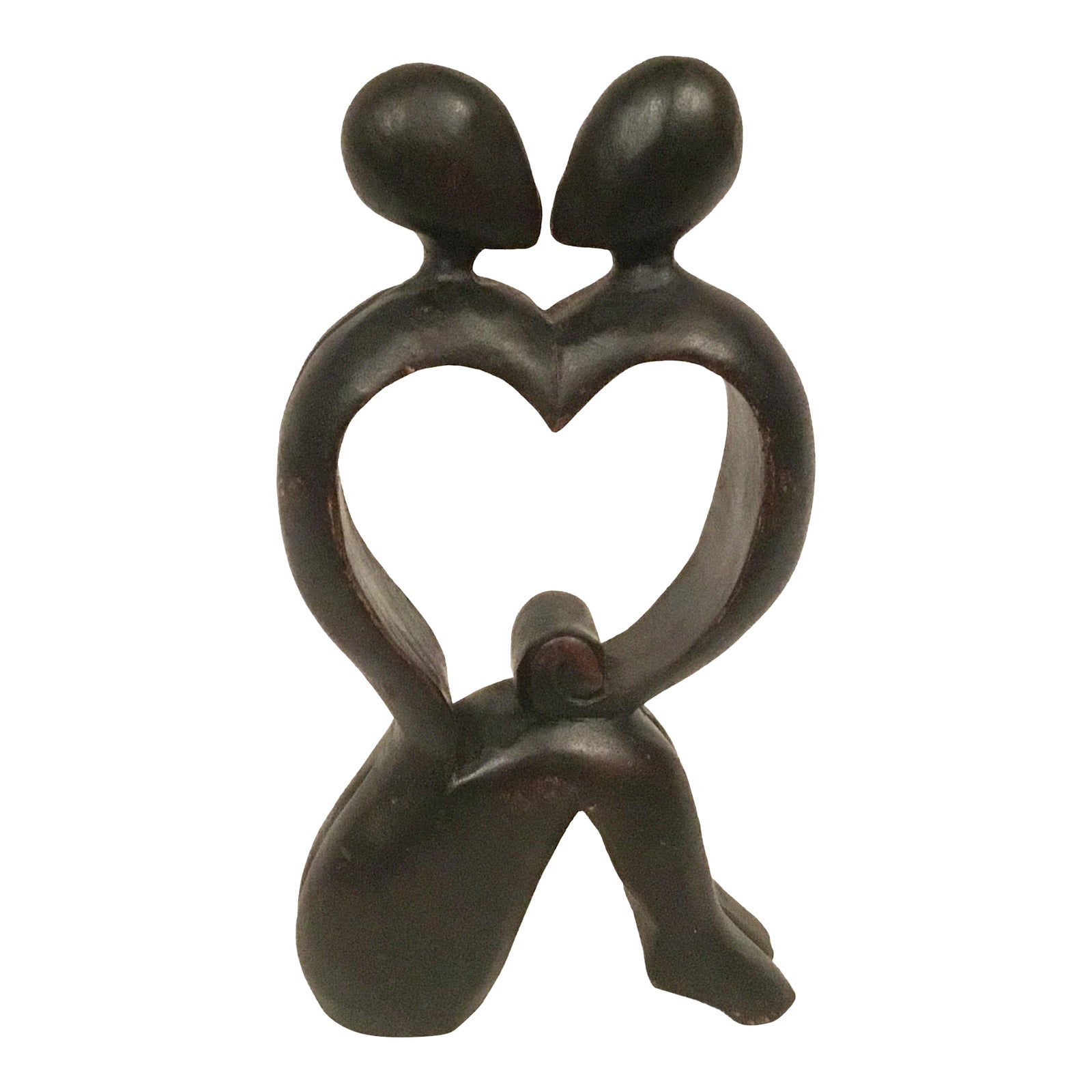 Lovers Embrace Valentine Sculpture | Chairish