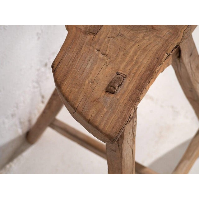 Antique Chinese Elm Stool, 1900s | Chairish