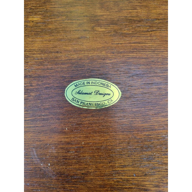 Vintage Campaign Wood Large Magazine Rack Stand Holder | Chairish