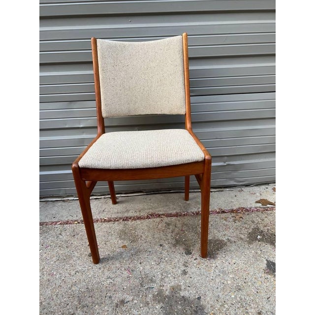 Late 20th Century Set of 8 Mid Century Modern Danish Teak Dining Chairs ...