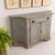 Early 20th C. Italian Blue - Gray Painted Serpentine Buffet | Chairish