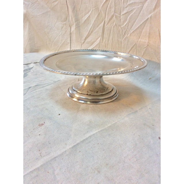 20th Century International Silver Hotel Silver Silverplate Pedestal ...