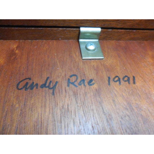 Andy Rae Studio Sculpted Mixed Wood Coffee Table | Chairish